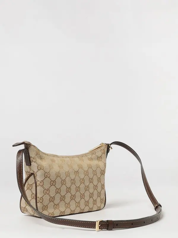 Gucci Lady Lunetta Mini Gg Supreme Shoulder Bag - Cream