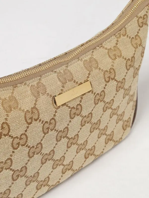 Gucci Lady Lunetta Mini Gg Supreme Shoulder Bag - Cream