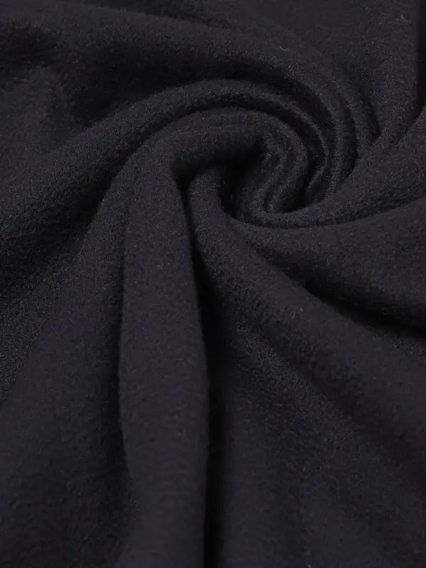 Max Mara Baci Pure Cashmere Scarf With Embroidered Logo And Fringes