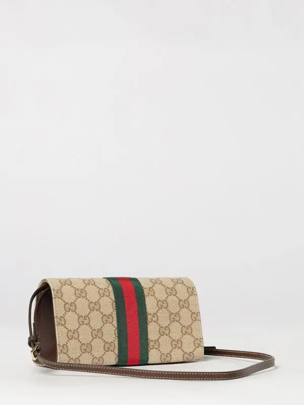 Gucci Gg Canvas Mini Top Handle Bag With Web Stripe