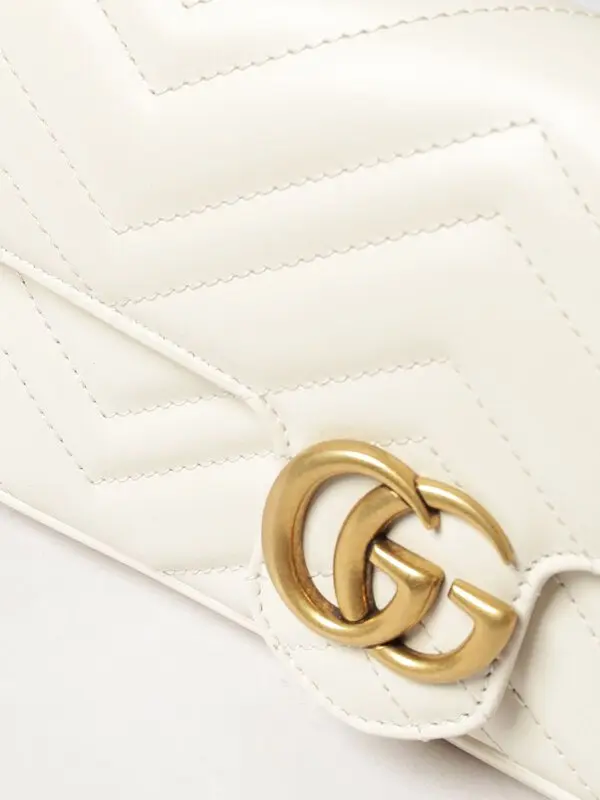 Gucci Gg Marmont Matelasse Chevron Nappa Mini Shoulder Bag