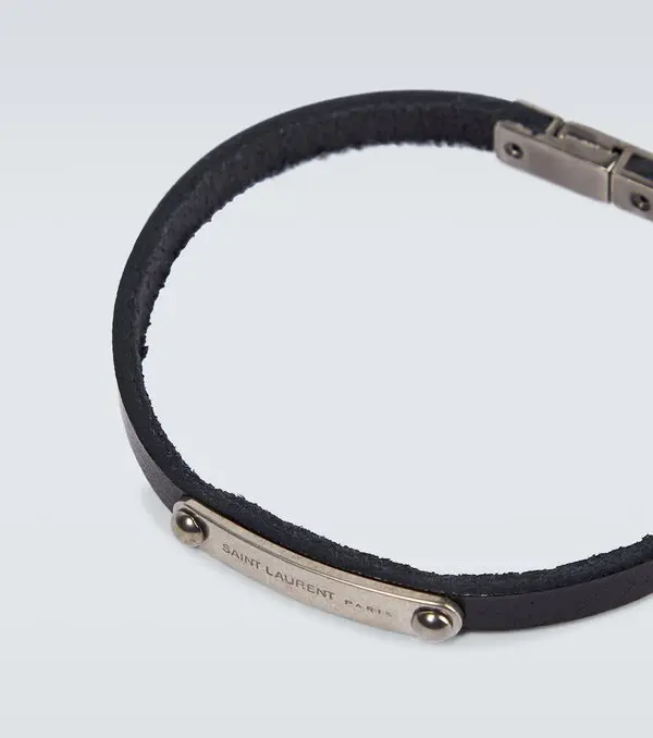 Saint Laurent Leather Bracelet