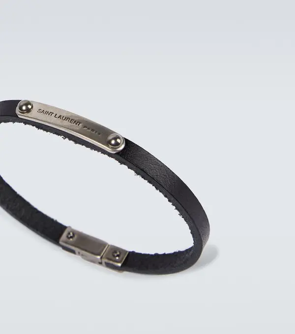 Saint Laurent Leather Bracelet