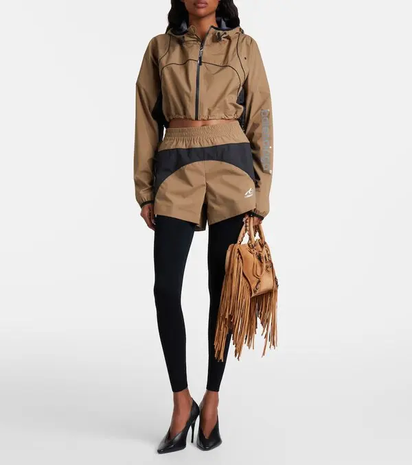 Balenciaga Le City Small Suede Top-handle Bag - Beige