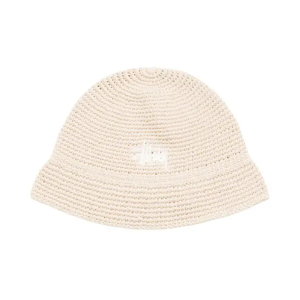 StÜssy Basic Knit Bucket Hat 'oat