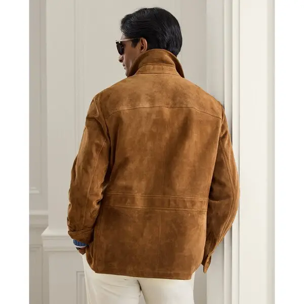 Ralph Lauren Hand-tailored Suede Utility Jacket