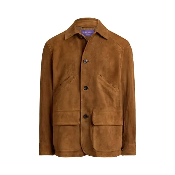 Ralph Lauren Hand-tailored Suede Utility Jacket