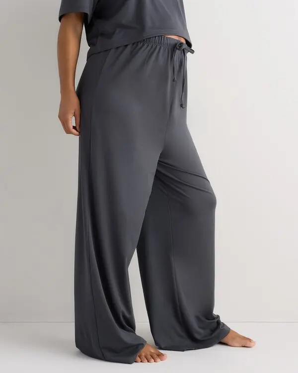 Quince Smooth Stretch Maternity Wide Leg Lounge Pants