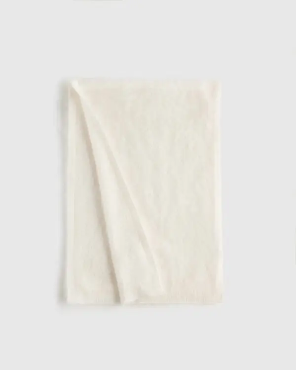 Quince Brushed Cashmere Scarf - Ivory
