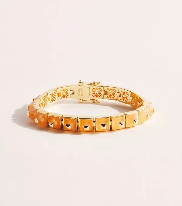 Eddie Borgo Plated Sugarloaf Pyramid Bracelet