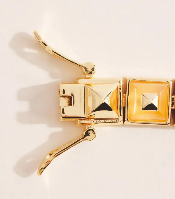 Eddie Borgo Plated Sugarloaf Pyramid Bracelet