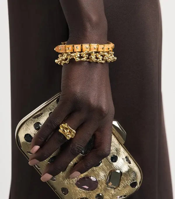 Eddie Borgo Plated Sugarloaf Pyramid Bracelet