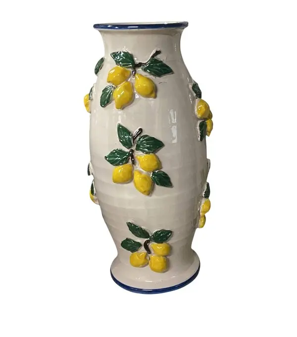 LES-OTTOMANS Ceramic Lemon Vase