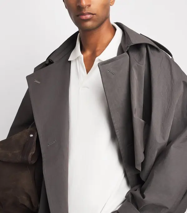 Studio Nicholson Cotton Long-sleeve Polo Shirt