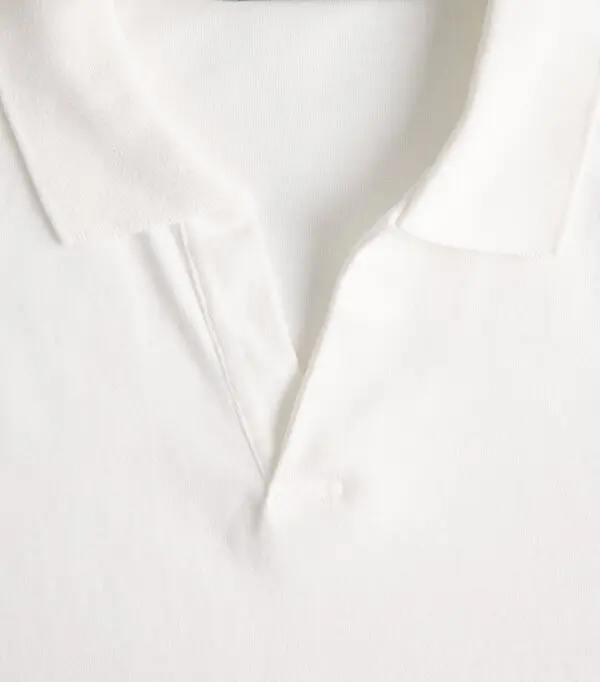 Studio Nicholson Cotton Long-sleeve Polo Shirt