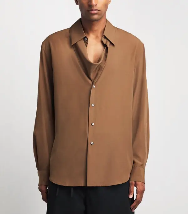 SYSTEM Triangular Panel Shirt