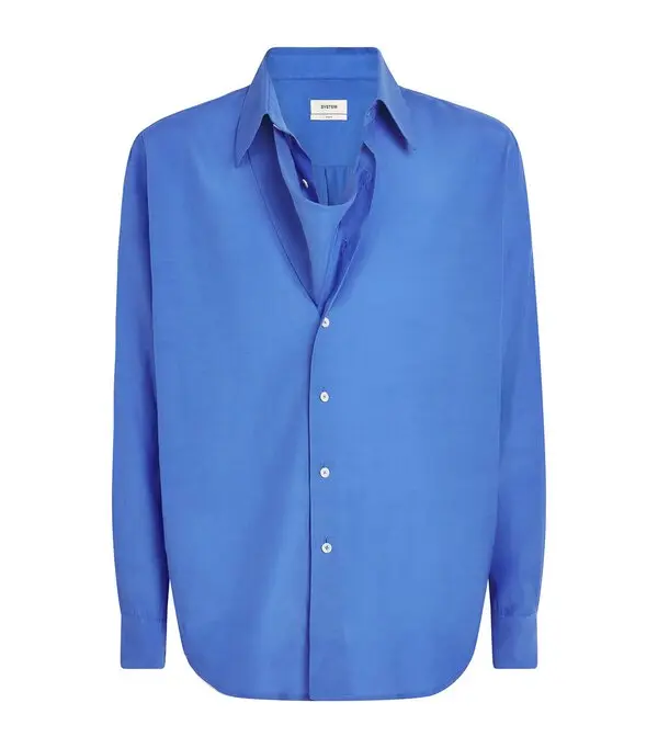 SYSTEM Triangular Panel Shirt