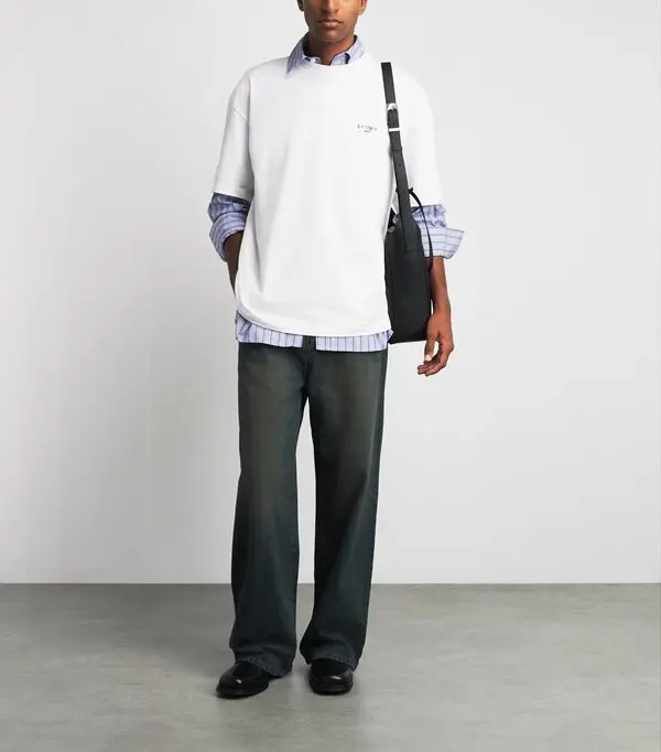 SYSTEM Wide-leg Denim Trousers
