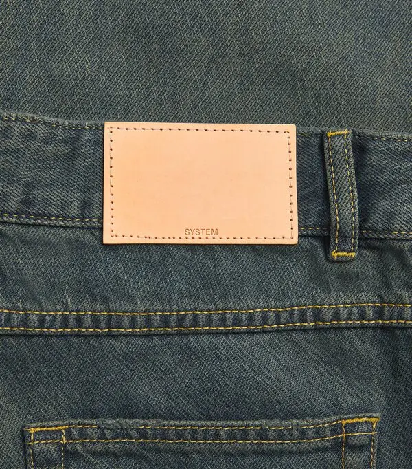 SYSTEM Wide-leg Denim Trousers