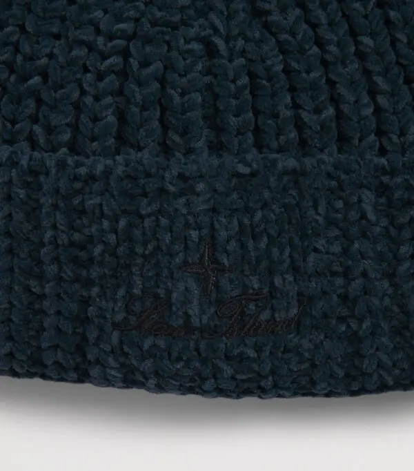 Stone Island Cotton Logo Beanie
