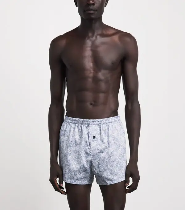 Zimmerli Cotton Sateen Printed Boxer Shorts