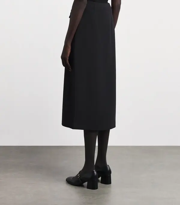 Claudie Pierlot Button-front Midi Skirt