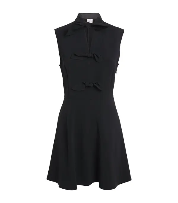 Claudie Pierlot Tie-front Mini Dress - Black