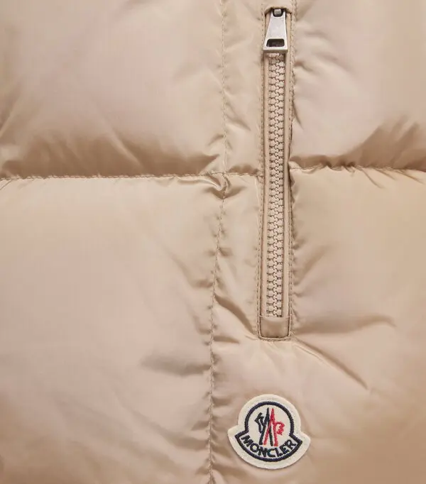 Moncler Down Quilted Macareux Gilet - Beige