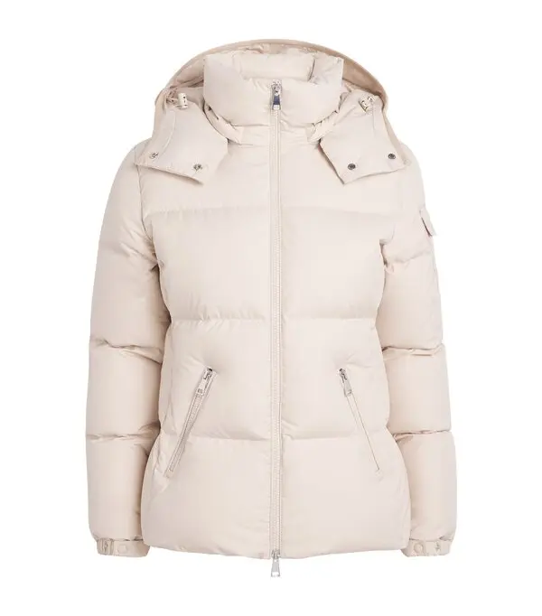Moncler Down Quilted Fourmines Jacket - Beige