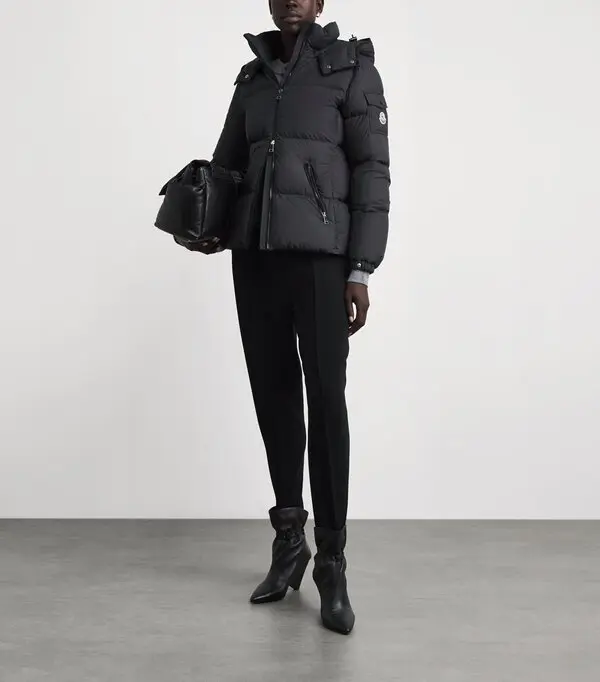 Moncler Fourmines Quilted Down Jacket - Black