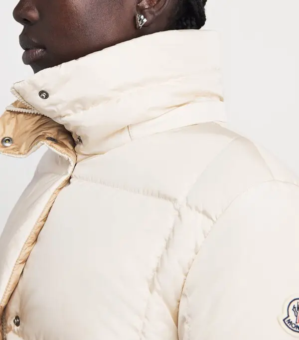 Moncler Castlenew Down Quilted Jacket - Beige