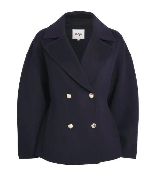 Maje Wool Pea Coat