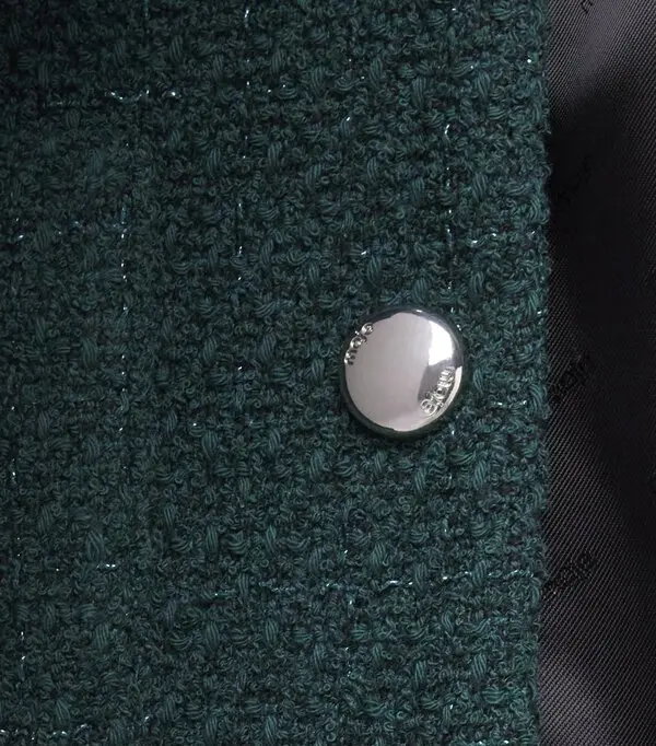 Maje Tweed Cropped Jacket