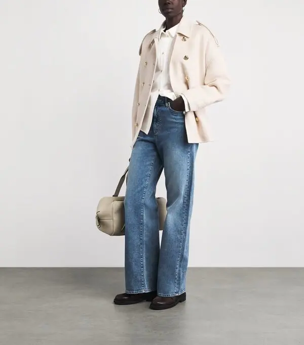 Maje Cotton Fitted Lace-up Shirt