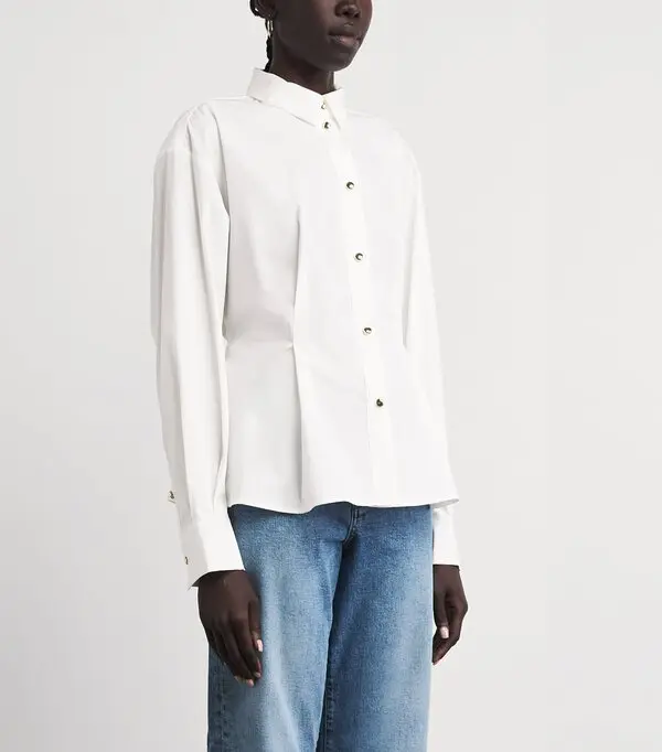 Maje Cotton Fitted Lace-up Shirt