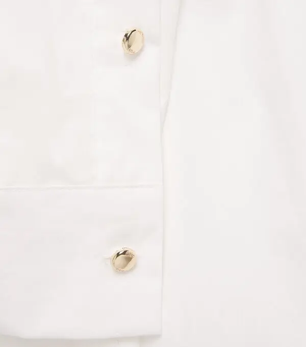 Maje Cotton Fitted Lace-up Shirt