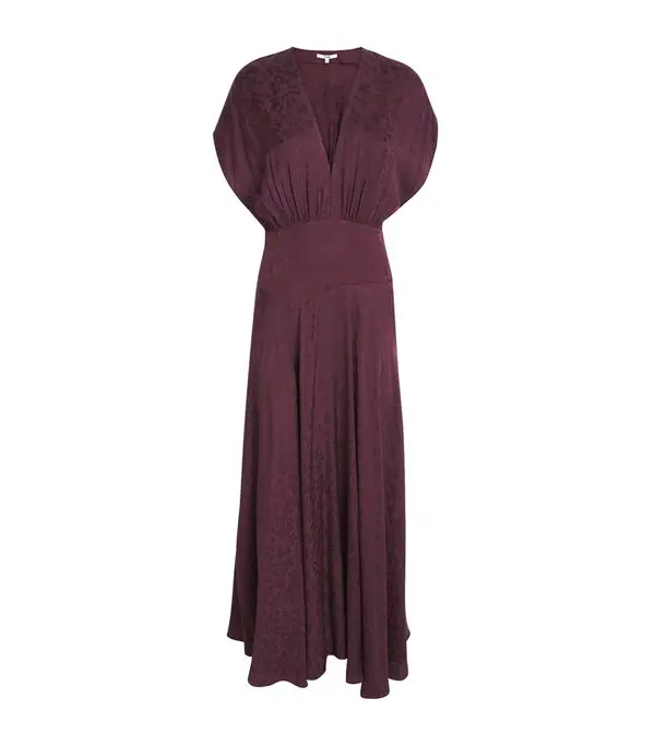 Maje Jacquard Maxi Dress