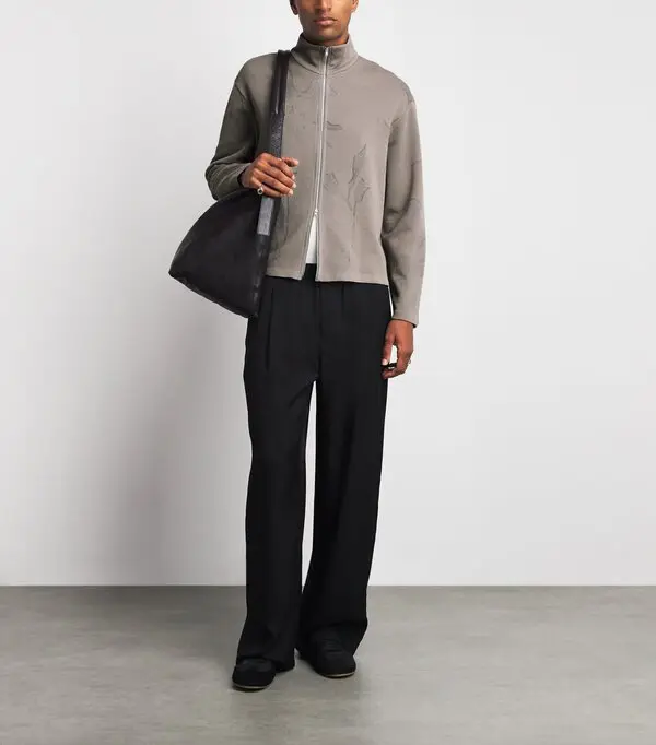 Our Legacy Cotton Shrunken Zip-up Sweater