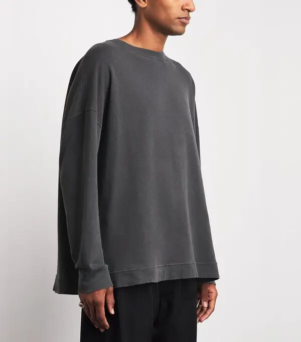 Our Legacy Cotton-linen-blend Slack Sweatshirt