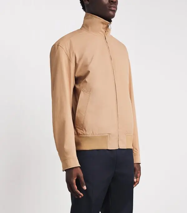 BOSS Check-lined Water-repellent Jacket