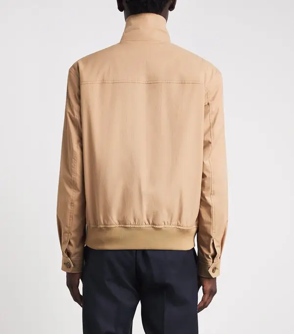 BOSS Check-lined Water-repellent Jacket