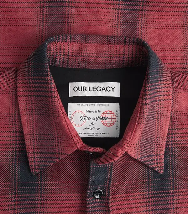 Our Legacy Cotton Check Whoppin Shirt