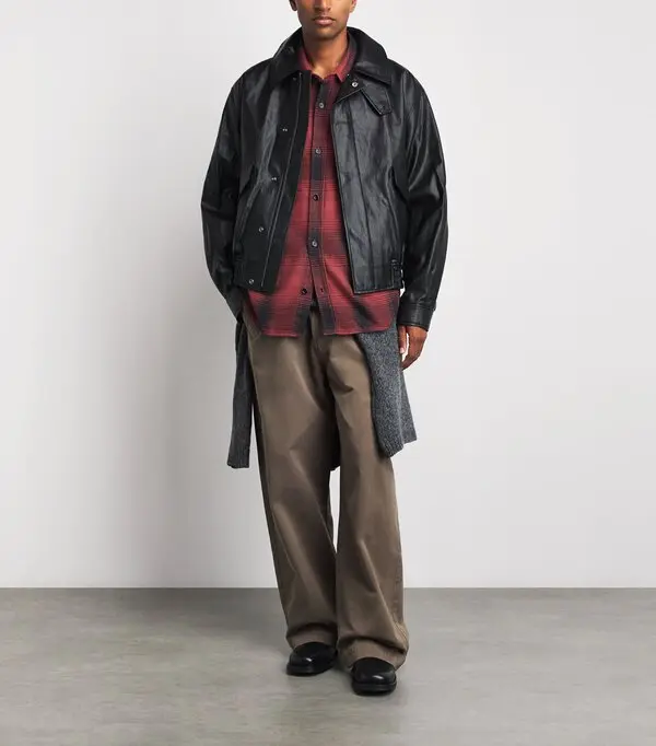 Our Legacy Cotton Check Whoppin Shirt - Red
