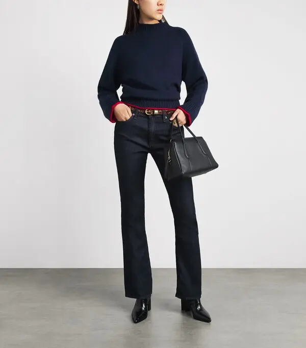 Rag & Bone Sasha Calf Hair Leopard Belt - Brown