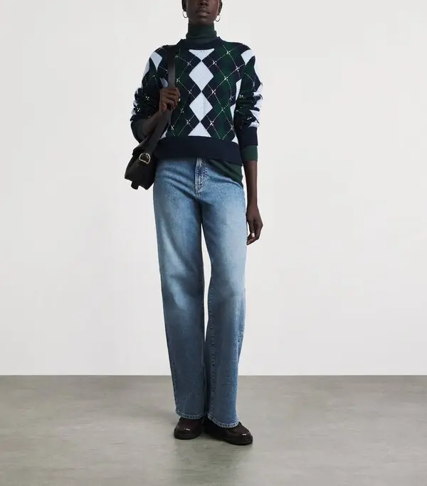 Maje Wool-silk Rollneck Sweater