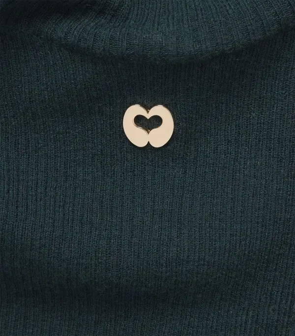 Maje Wool-silk Rollneck Sweater