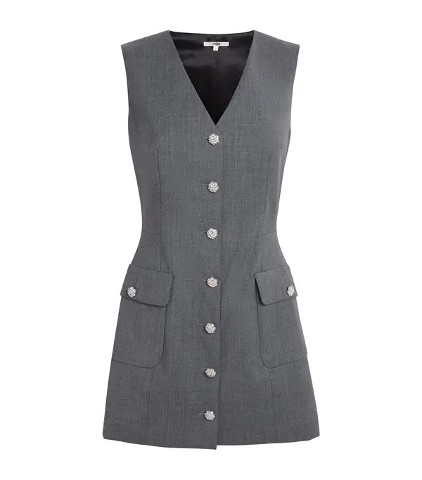 Maje Embellished Tailored Jumpsuit