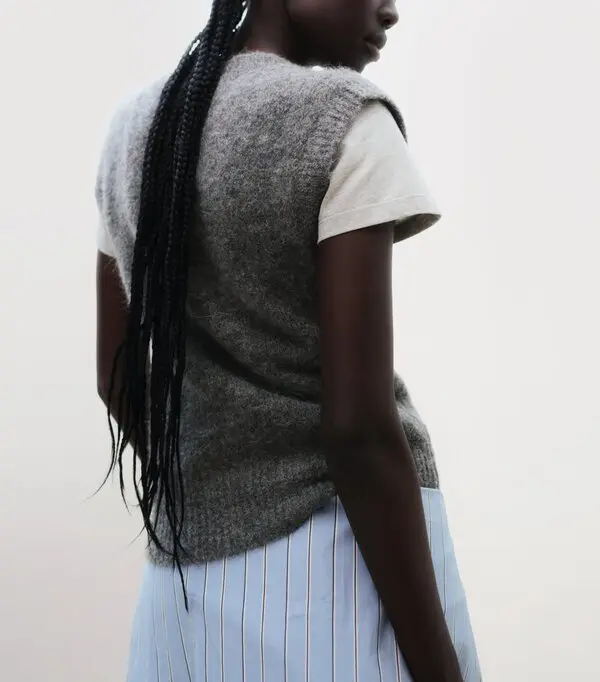 AMI Paris Wool Sleeveless Sweater