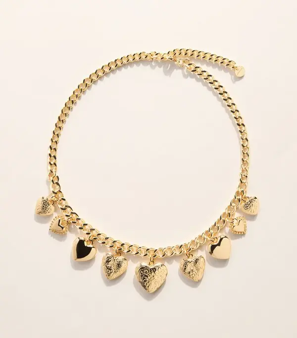 SELF-PORTRAIT Heart Charm Necklace