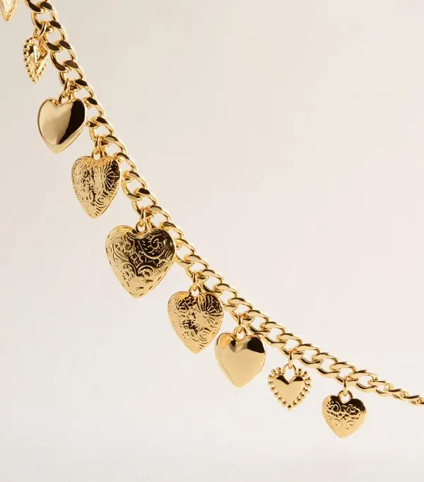 SELF-PORTRAIT Heart Charm Necklace